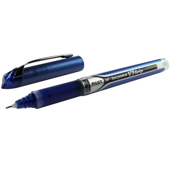 Pilot Hi-Techpoint Grip V5 / V7 Pen ( black / blue ) BXGPN-V5 V7 V10 ...