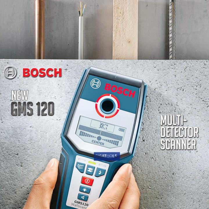 New Bosch GMS 120 Professional Multi - Detector Scanner ( Metal / Wood ...
