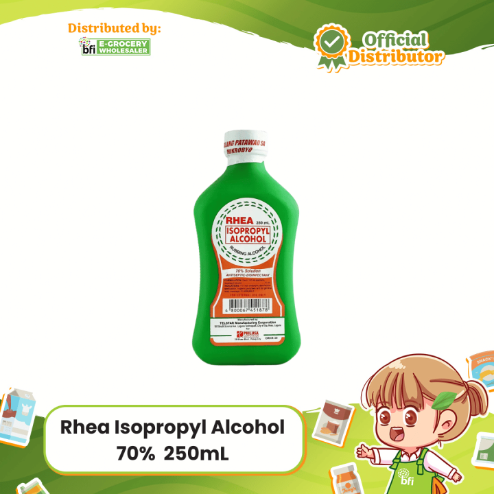 BFI RHEA Isopropyl Alcohol 70% 250mL | Lazada PH