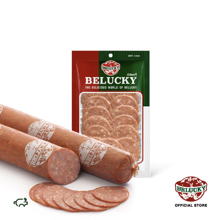 Belucky บีลัคกี้ Pepperroni เปปเปอร์โรนี (100g / 1,000g / Piece 1,000g ) | Lazada.co.th