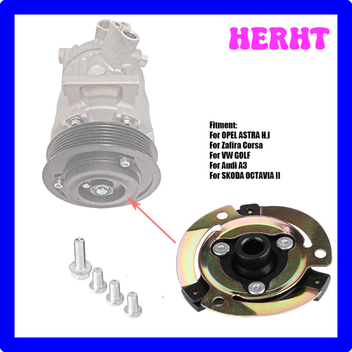 HERHT Auto Katrol Compressor Koppeling Hub 5N0820803A 1K0820803L ...
