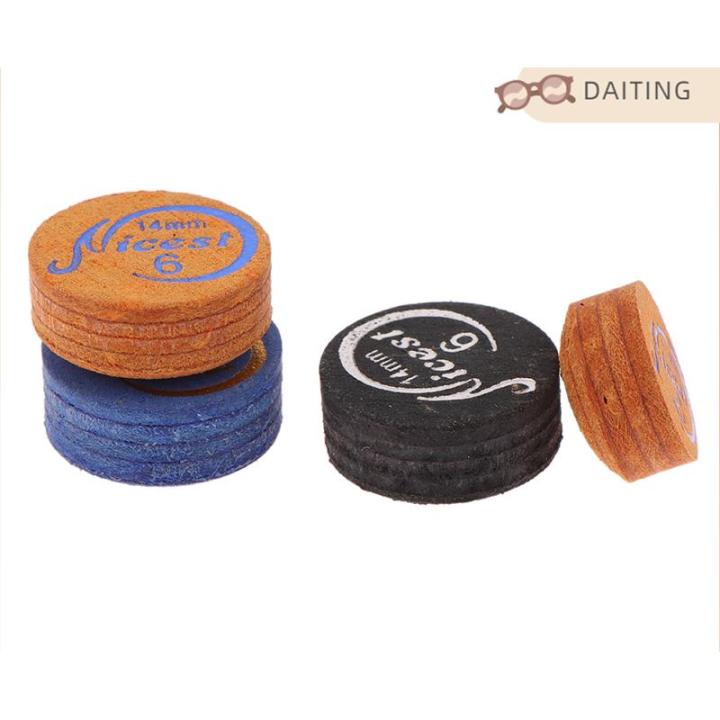 DAITING 1Pc Black Blue Brown Color 11 14mm 6 Layers Real Leather Carom ...