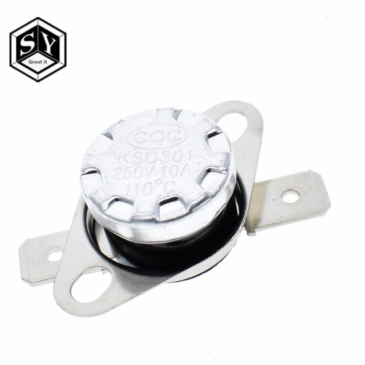 Great It Ksd301 250v 10a Normally Closed Nc Thermostat Temperature Thermal Control Switch Degc ...