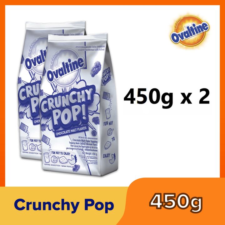 Ovaltine Crunchy Pop! 450g Pair Bundle | Lazada PH