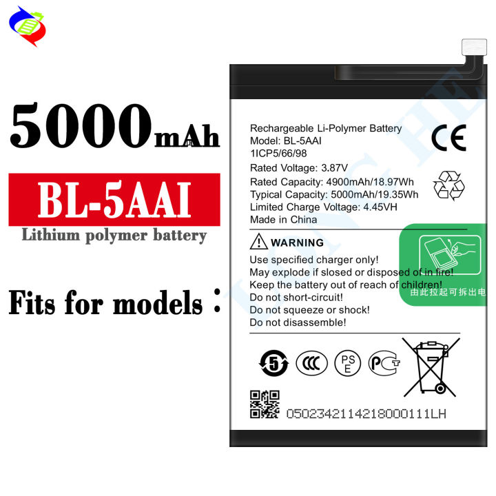 itel BL-5AAI 5000mah Original Mobile Phone Li-ion Battery | Lazada PH