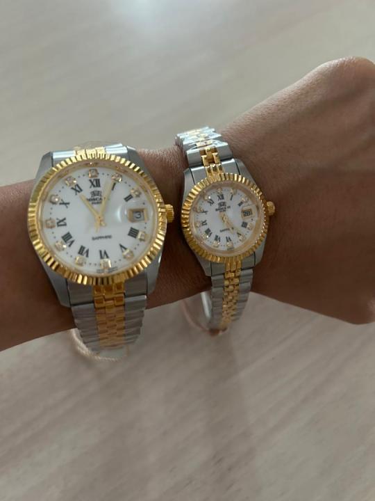 Roscani Paris Couple Analogue BG497765 & BL498765 with Box | Lazada