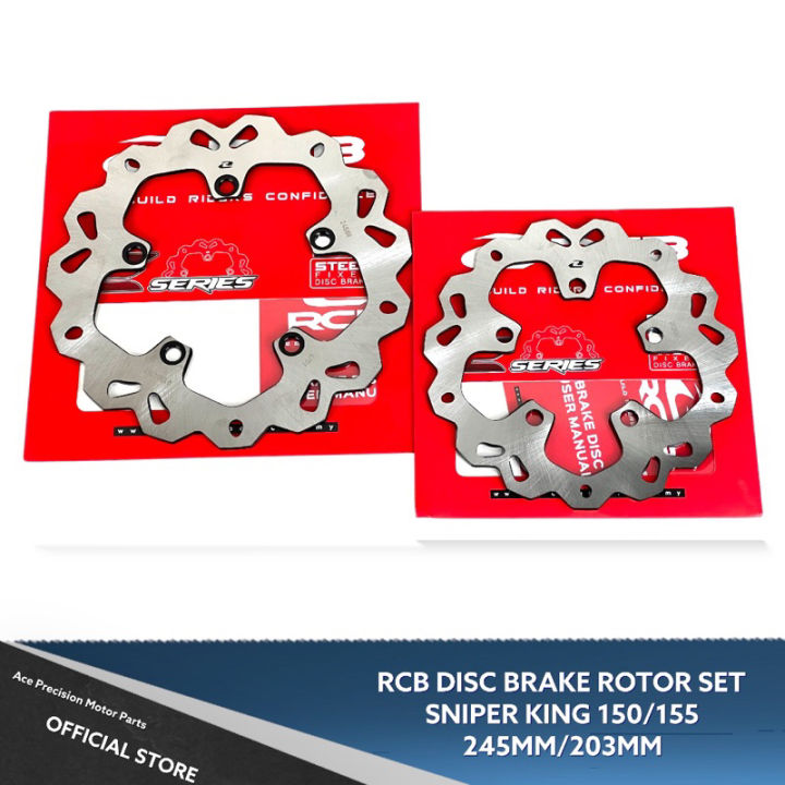 RCB DISC BRAKE ROTOR SNIPER KING E-SERIES STEEL | Lazada PH