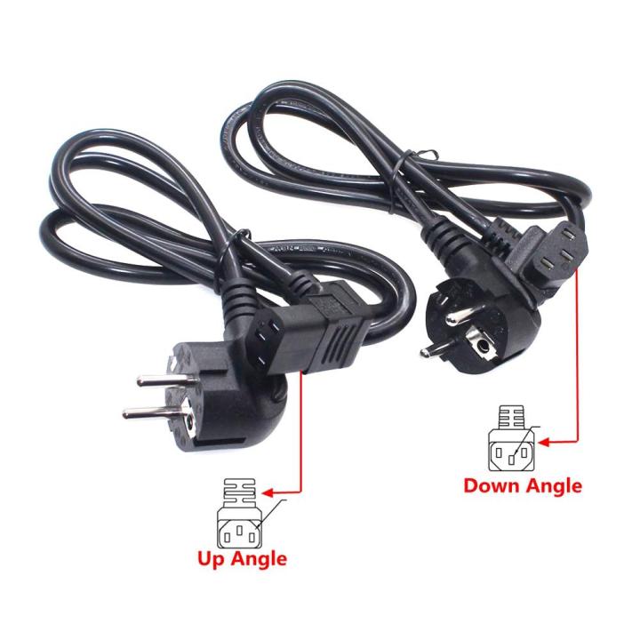 EU Standard Power Cable IEC320 C13 Computer Power Extension Cord 1m/3 ...