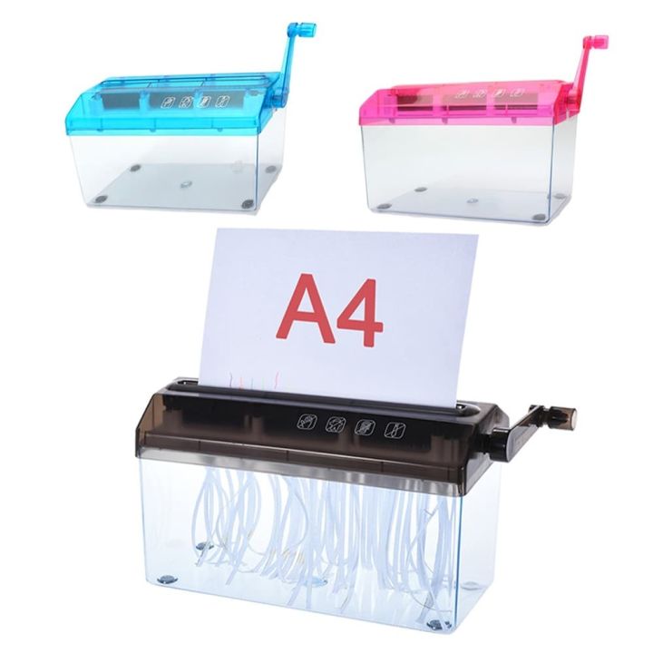 Manual A4/A6 A5 Shredder Creative Mini Desktop Hand A4 Paper Shredder ...
