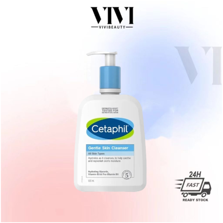 NEW Cetaphil Gentle Cleanser Hydrating Smoothing For Dry And Sensitive ...