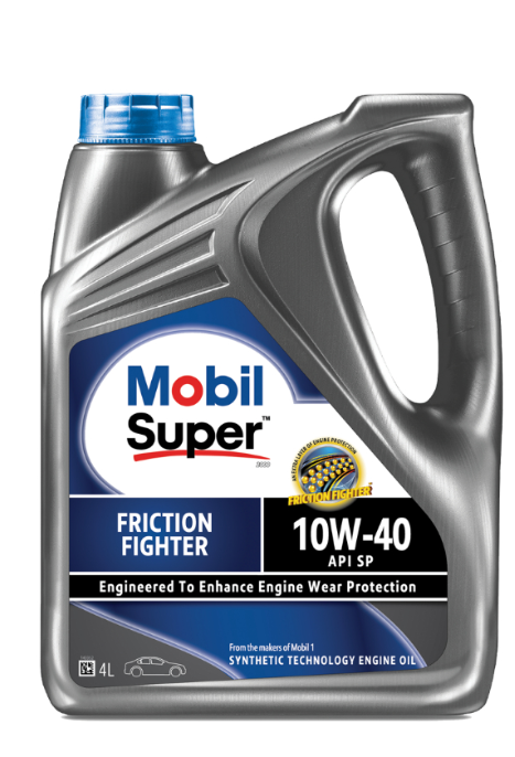 Mobil Super 10W 40 Semi Synthetic API-SP Engine Oil (4 liter ...