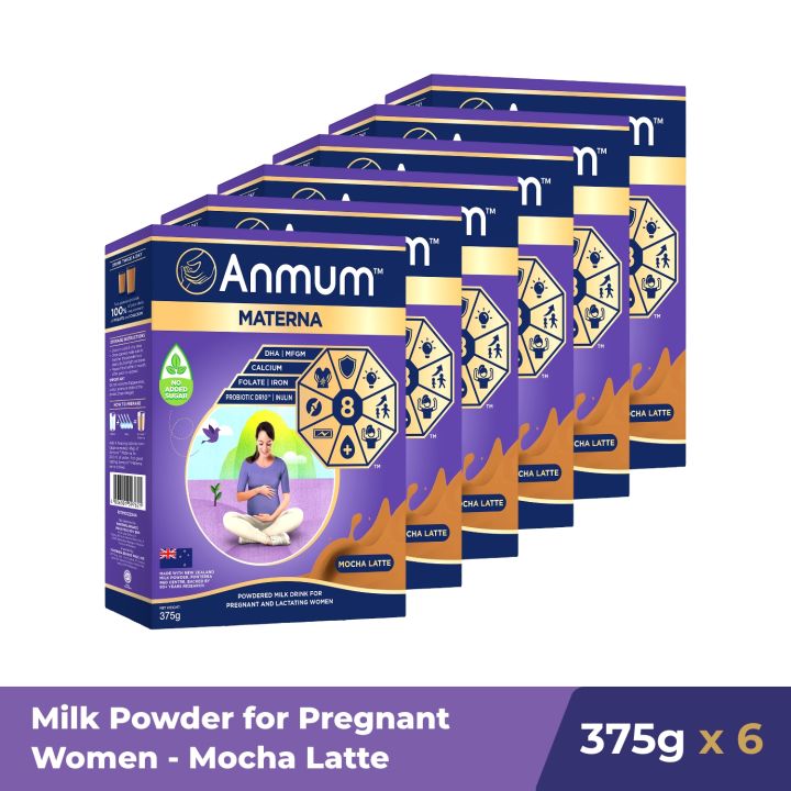 Anmum Materna Pregnancy Milk Powder Mocha Latte 375G x6 | Lazada PH