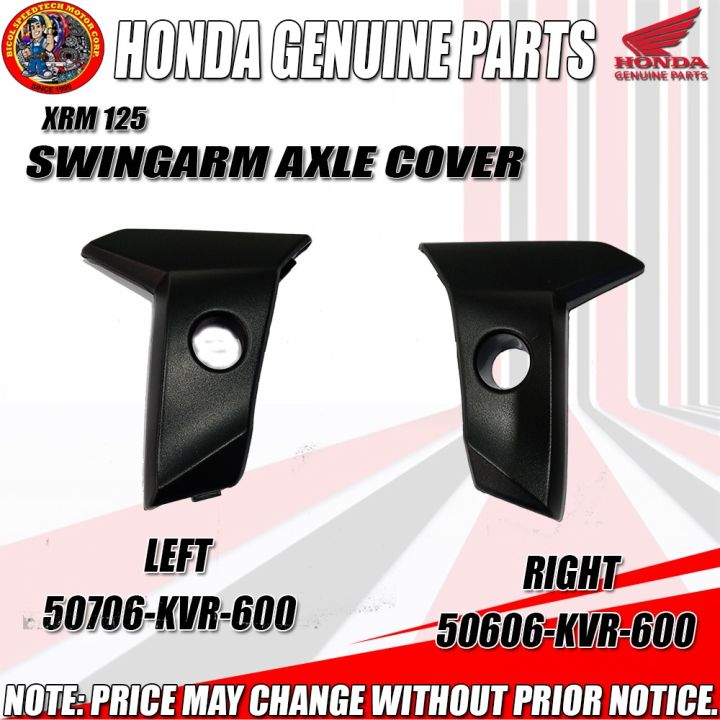 XRM 125 SWING ARM AXLE COVER (HPI) (Genuine: Left-50706-KVR-600 / Right ...