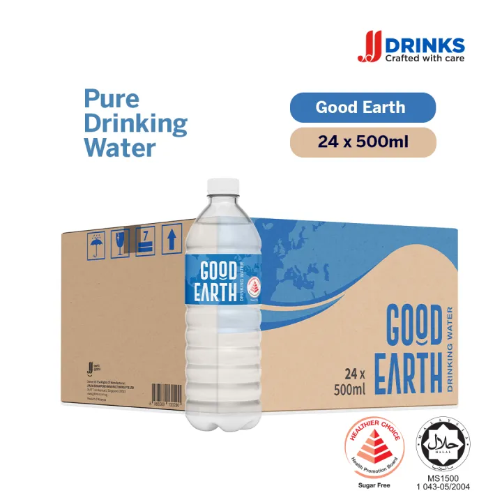 JJ Good Earth Drinking Water 500ml X 24s Bottles | Lazada Singapore