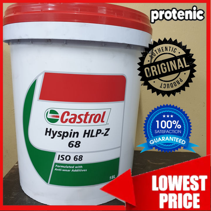 Castrol Hyspin HLP-Z 68 (18L) Hydraulic Oil ISO 68 | Lazada