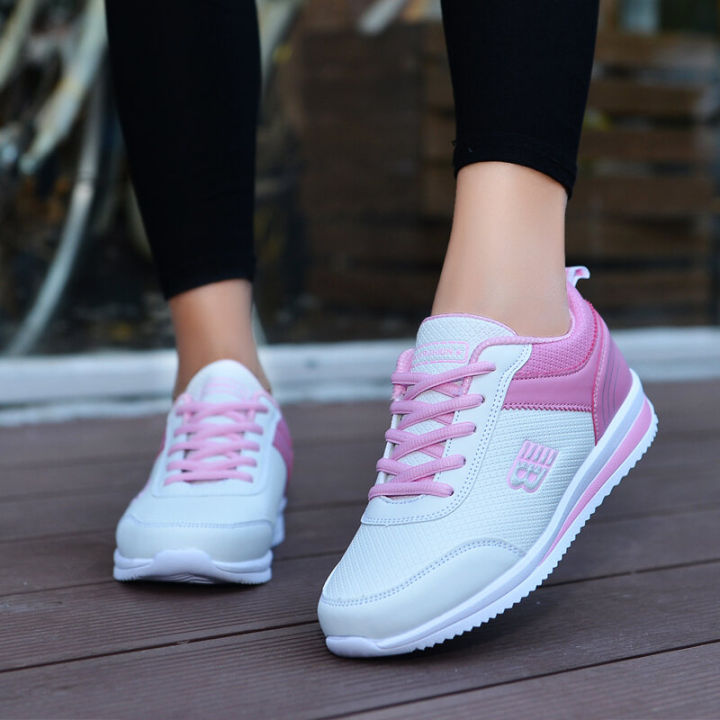 High Quality Fashion Shoes For Women Running Sport White Black Rubber ...
