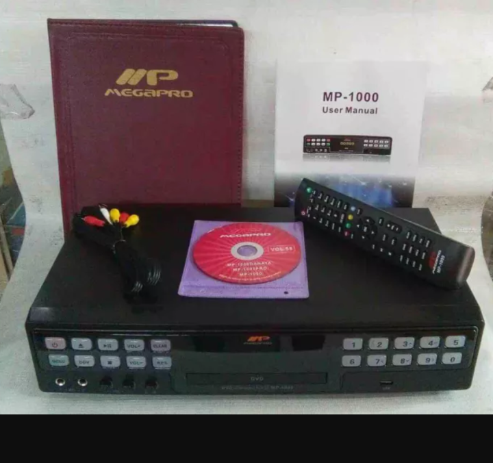 NEW PRODUCT FOR MEGAPRO DVD PLAYER MP -1000 VOL 68 WITH 20,000 SONGS FOR VIDEOKE AND MICROPHONE ...