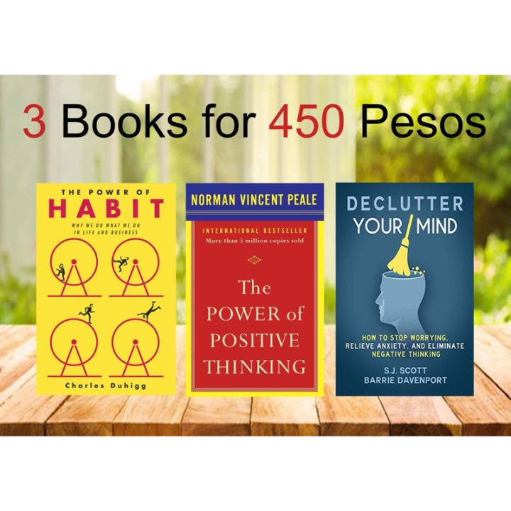 【Book】 Power of Habit,The power of positive thinking, declutter your ...