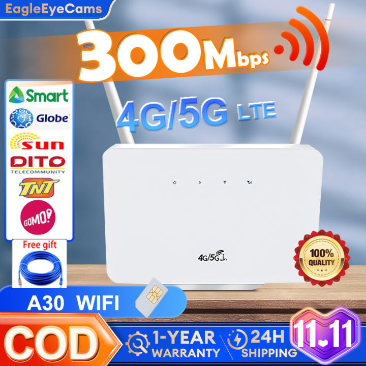 WiFi Router SIM Card Modem 4G/5G Network Router 2.4G Dual Band Gigabit ...