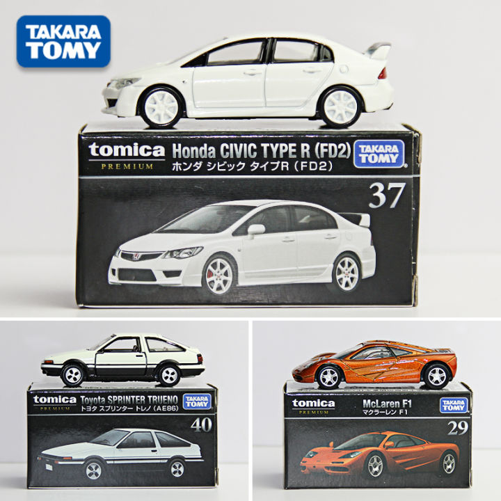 Takara Tomy Tomica Premium TP37 Honda Civic Type R (FD2) Toyota Sprinter Trueno Initial D AE86 ...