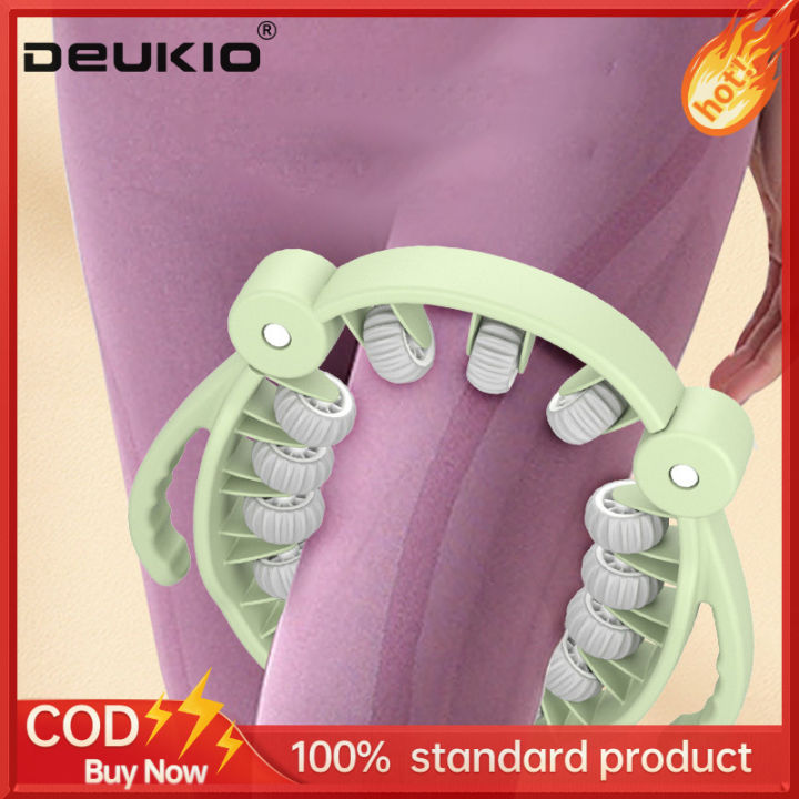 DEUKIO 13 wheel -shaped leg clipper roller legs, calf muscle massage ...