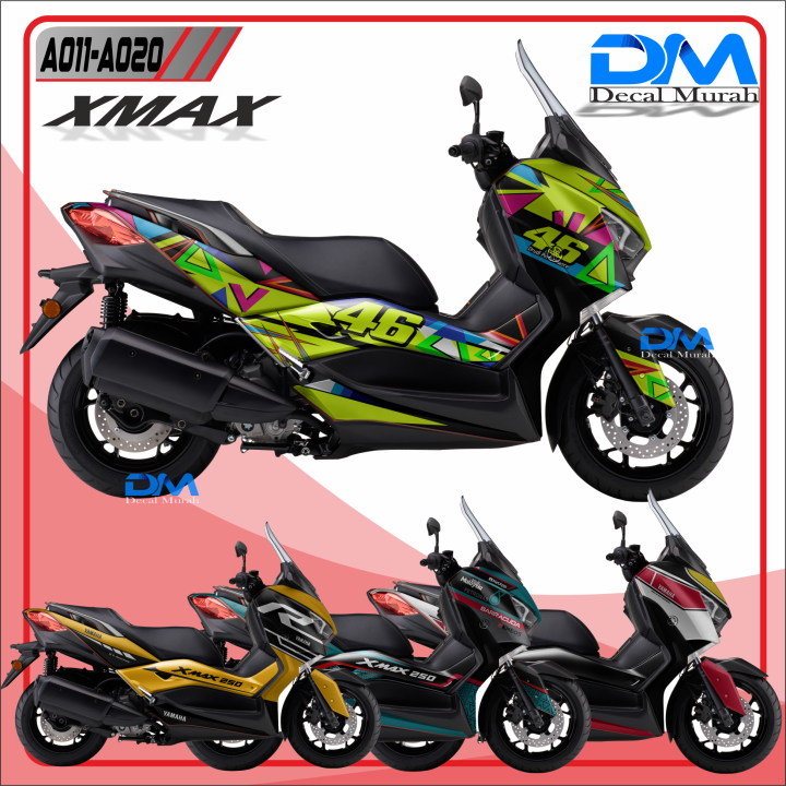 Decal Stiker Xmax New/Xmax old Full Body A011-A020 Decal Xmx Full Body ...