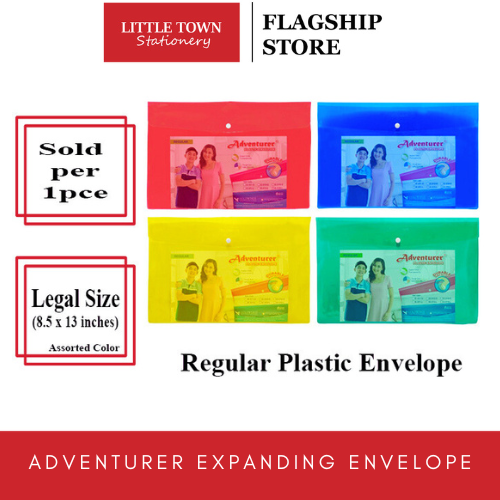 Adventurer Regular Plastic Envelope with Durable Snap Button | Lazada PH