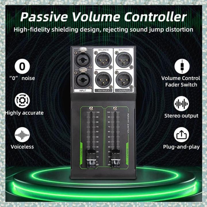(YEAJ) Passive Volume Controller No Noise Input and Output Sound ...