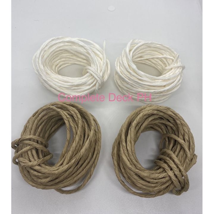 Kraft Paper Twine 10 yards- brown or white | Lazada PH