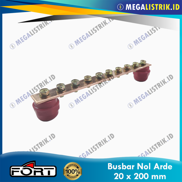 FORT NOL ARDE TEBAL GROUNDING KABEL LISTRIK 20 X 200 MM / BUSBAR ...