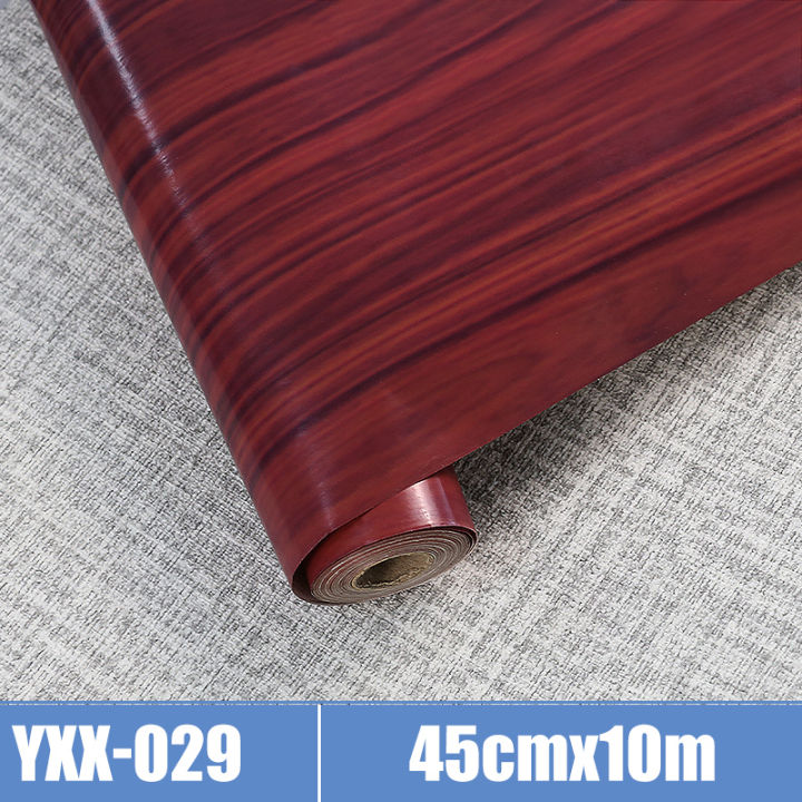 10M wallpaper wooden design plywood wallpaper sticker PVC adhesive ...
