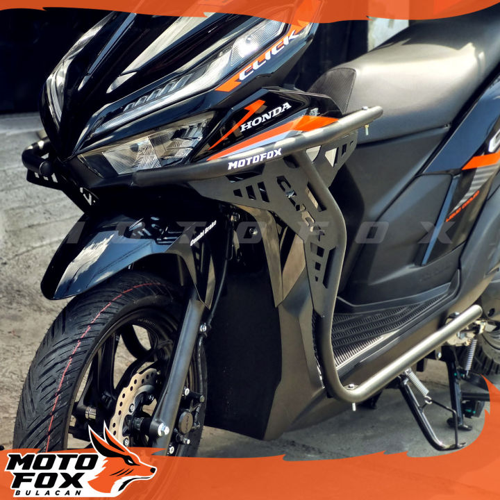 Honda Click V2 / V3 Crash Guard Sports Edition - Red Motoshield | Lazada PH