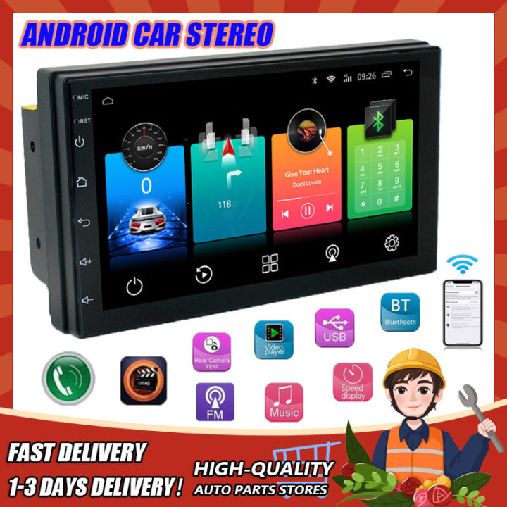 2Din 7inch Android Car Stereo GPS Navigation WIFI Bluetooth HD MP5 ...