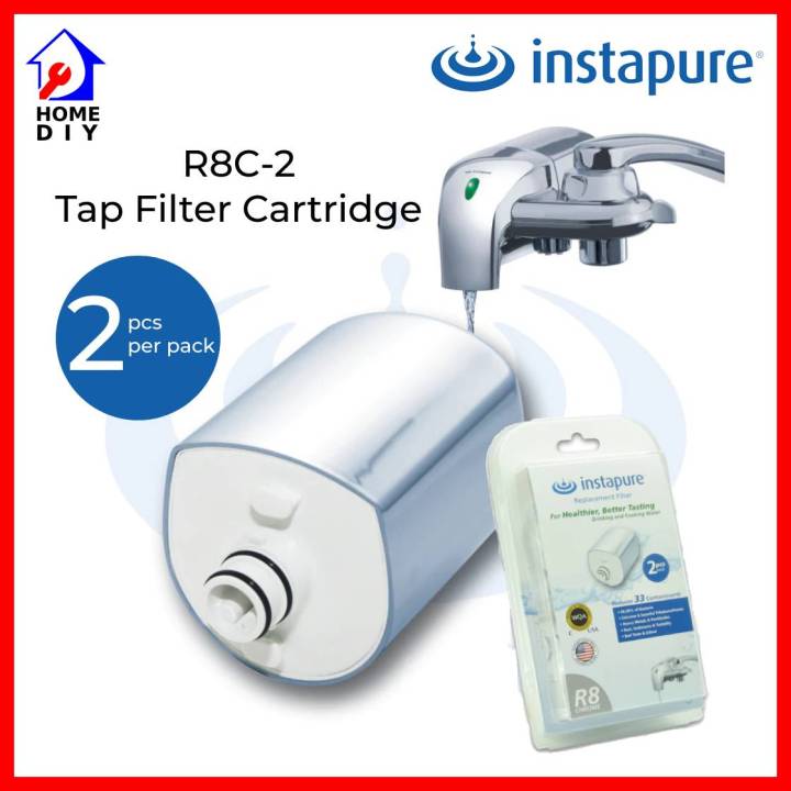 Instapure R8C Tap Filter Cartridge (R8C-2) - 2pc/pack - Refill For R8 ...