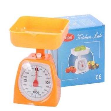 M&S Capacity Plastic Analog Food Weighing Scale 2kg, Manual Kitchen ...