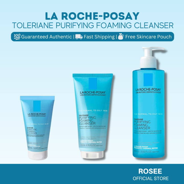 La Roche Posay Toleriane Purifying Foaming Cleanser 50ml / 200ml ...