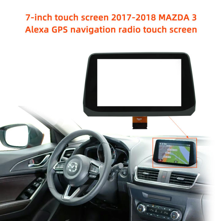 หน้าจอสัมผัส7นิ้ว2017-2018 MAZDA 3 Alexa วิทยุสื่อสารแบบตัวเก็บประจุ ...