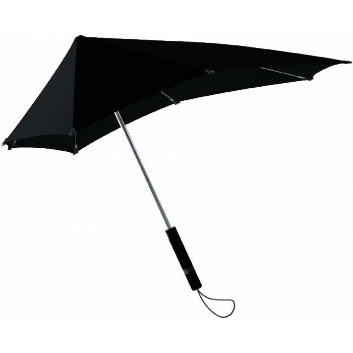 Senz Original Pure Black Storm Umbrella - windproof, rain and UV ...
