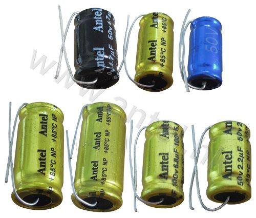 2pcs Antel Non Polar Capacitor 2.2uf/3.3uf/4.7uf/6.8uf 50V for Tweeters ...