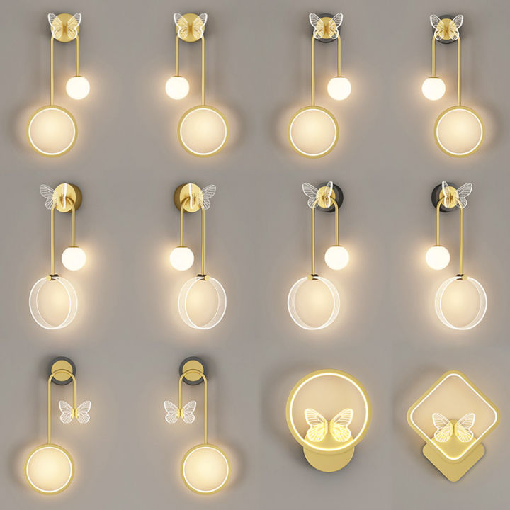 TRAZOS Wall lamp bedroom living room background Wall light modern ...