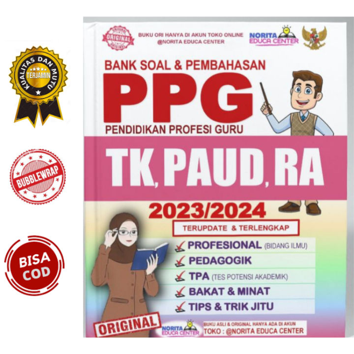 BUKU BANK SOAL DAN PEMBAHASAN PPG TK PAUD RA TAHUN 2023/2024 | Lazada ...
