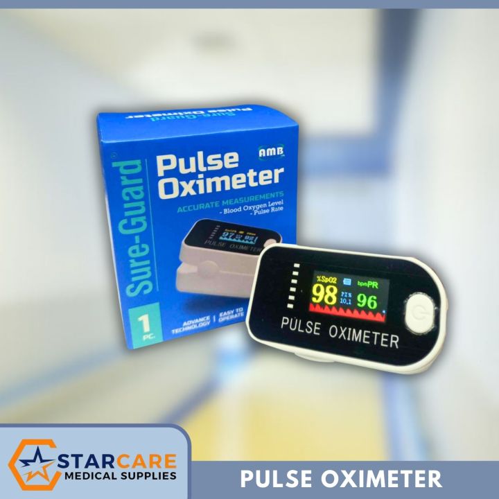 SURE-GUARD Pulse Oximeter Finger Clip | Lazada PH