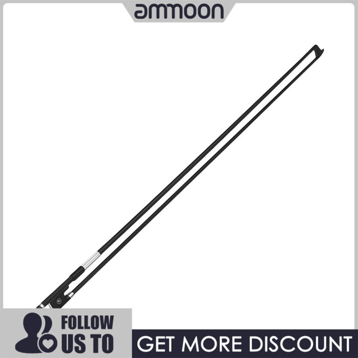 [ammoon]quà bí mật 4/4 Violin Fiddle Bow Carbon Fiber Round Stick Ebony ...