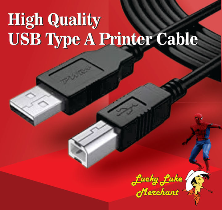 Kabel Printer Scanner Arduino USB Type B Printing and Data Transfer ...