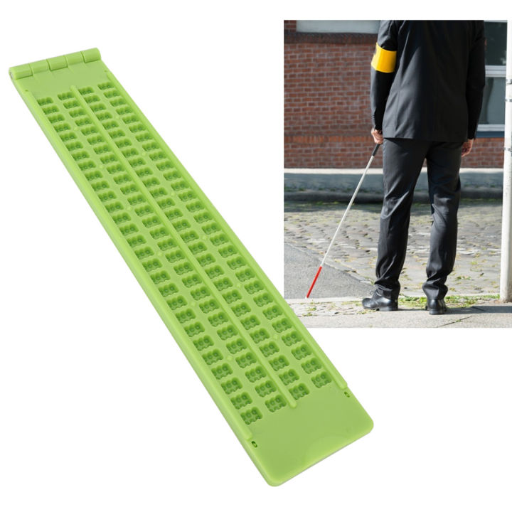 Braille Writing Slate Plastic Braille Slate Kit Portable Plastic 4 ...