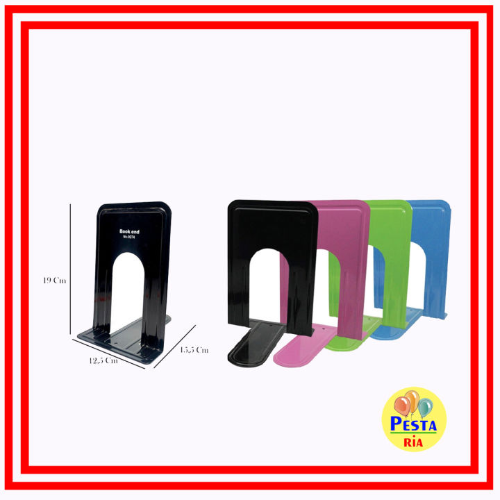 Murah!! (1Pak isi 2Pcs) Book Stand, Sandaran buku set, Penyangga buku ...