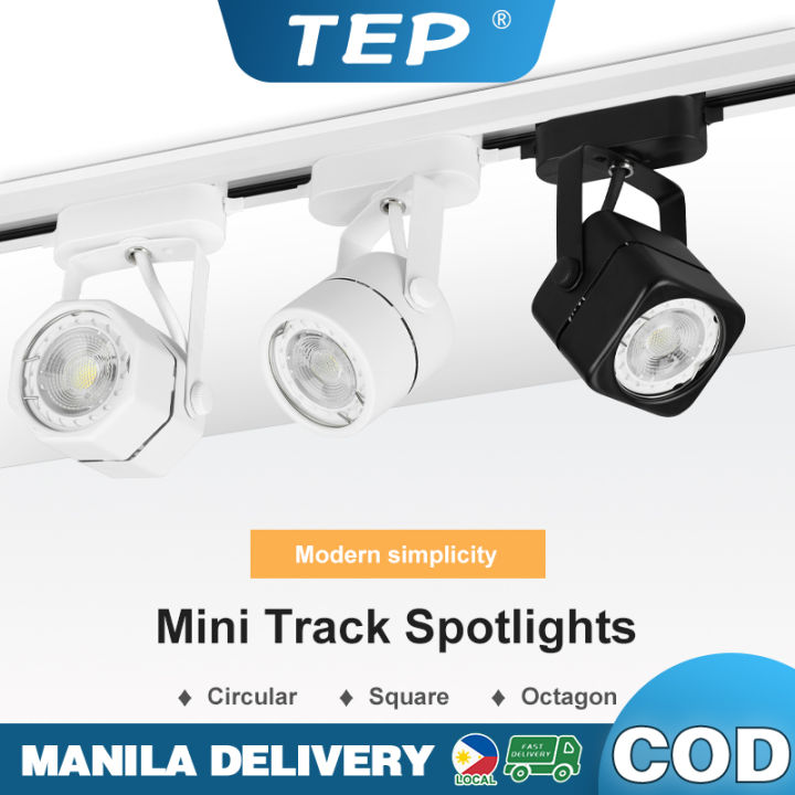 【Replaceable Bulb】Track Light Tricolor Rail Spotlight Set Ceiling Light ...