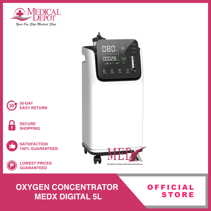 Medx Digital Oxygen Concentrator (5L) | Lazada PH