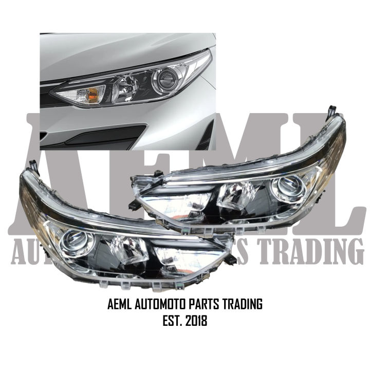 Genuine Toyota Vios 2019 - 2024 Headlamp Headlight Projector Parts Out ...