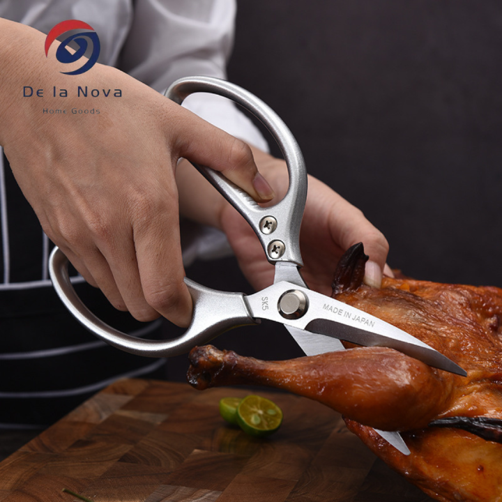 DELANOVA Sk5 Multifunction Stainless Steel Kitchen Scissors Heavy Duty ...